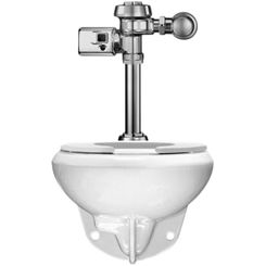 Sloan WETS-2050.1201 ST-2059 Water Closet and SOLIS 8111 Flushometer ...