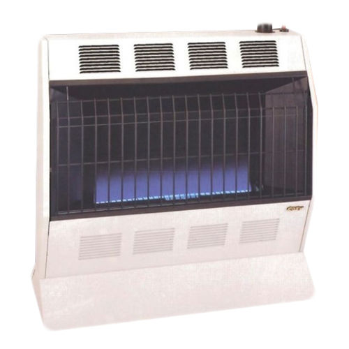 Cozy BFT101 10,000 BTU Vent-Free Blue Flame Heater, Neutral Bone