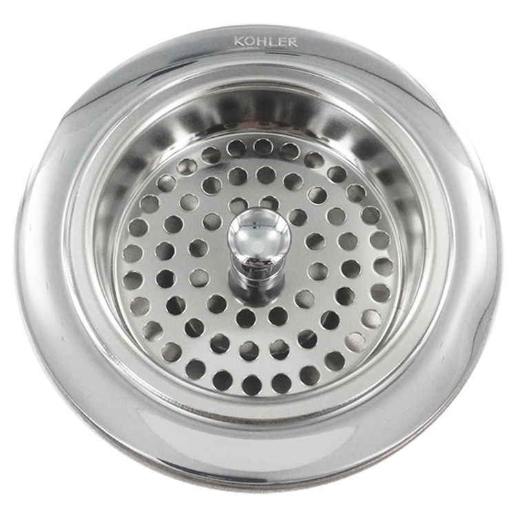 KOHLER K-8799-CP DUOSTRAINER L/TAILPIECE POLISHED CHROME