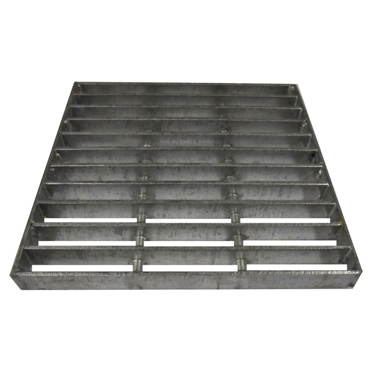NDS 1215 12" Square Galvanized Steel Grate | PlumbersStock
