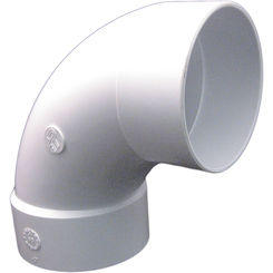 8 Inch PVC Sewer & Drain 45 Degree Elbow | PlumbersStock