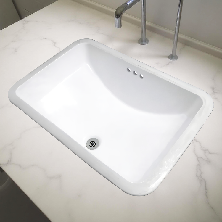 KOHLER K-2214-O Ladena 20-7/8 x 14-3/8 x 8-1/8 Undermount Bathroom Sink ...
